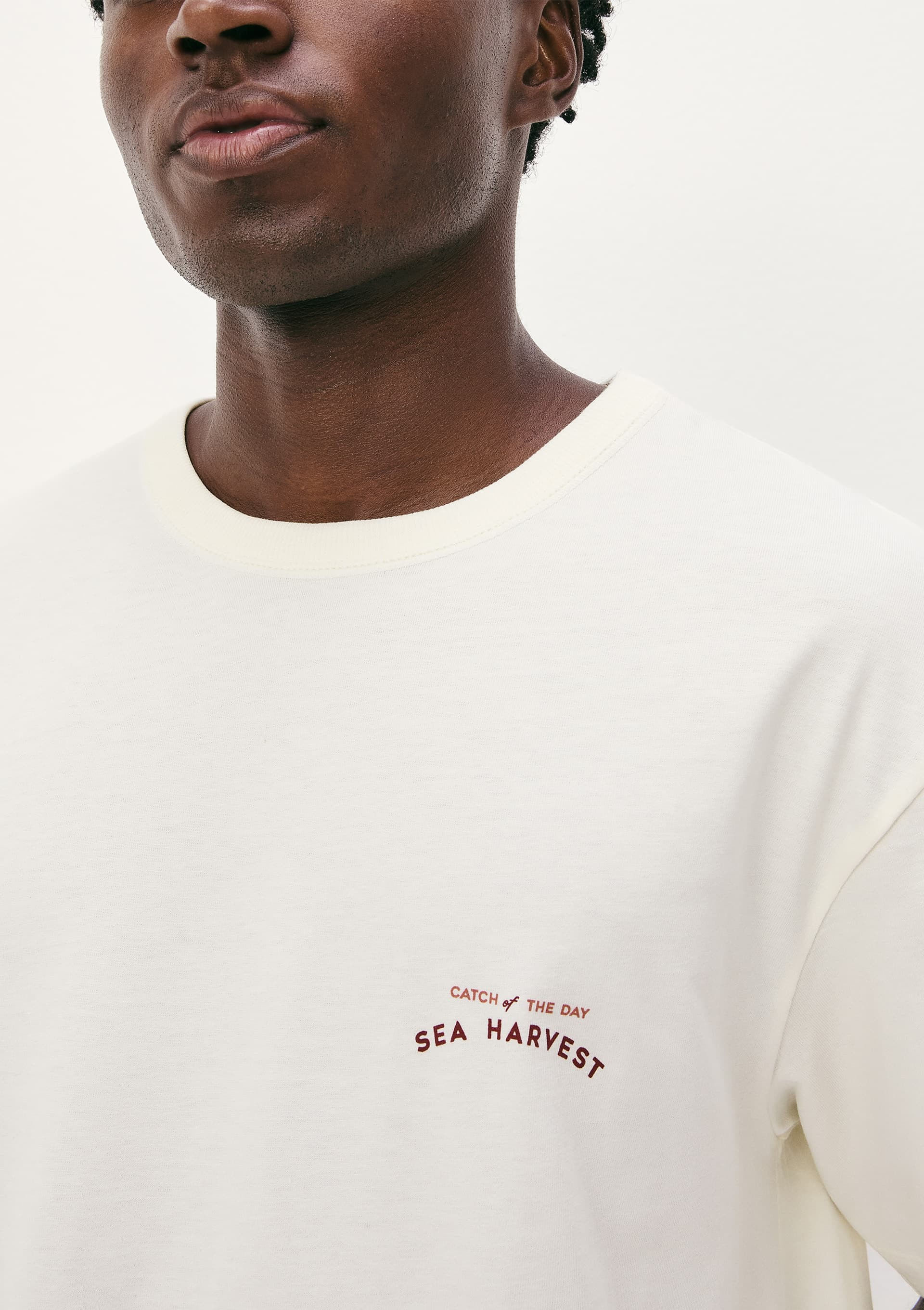 Camiseta Masculina Relaxed Manga Curta - Nude | Hering